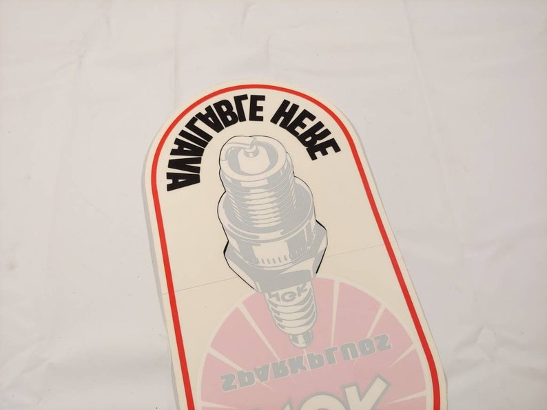 Vintage NGK Spark Plugs Decal Sticker - Etsy