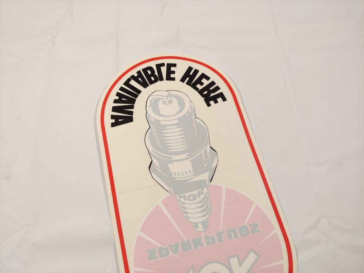 Vintage NGK Spark Plugs Decal Sticker - Etsy