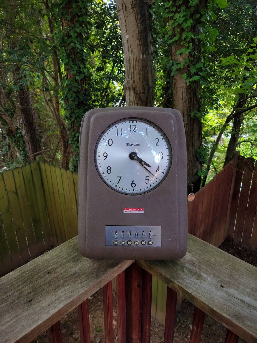 Vintage Simplex Master Clock Time Recorder Type 91-5 - Etsy