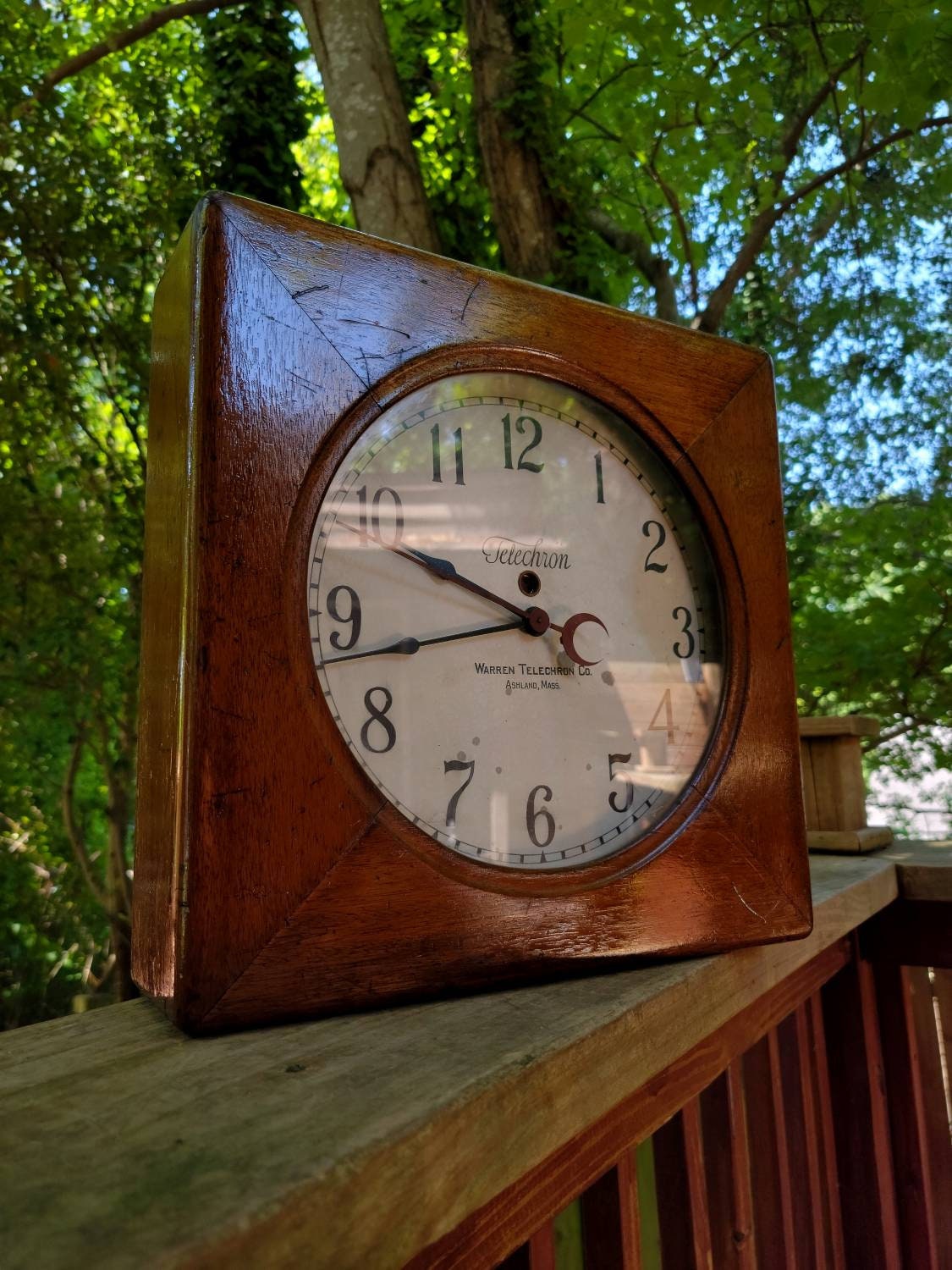 Vintage Warren Telechron Wooden Train Locomotive Clock Type M1 - Etsy