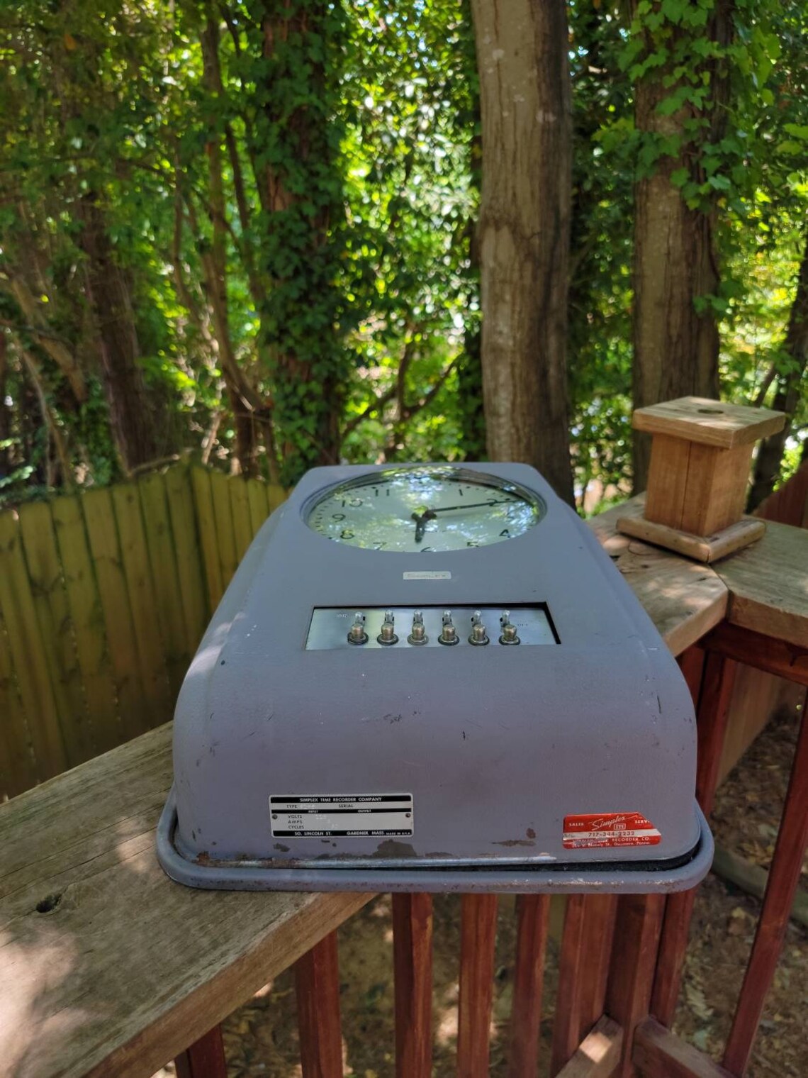 Vintage Simplex Master Clock Time Recorder Type 91-9 - Etsy