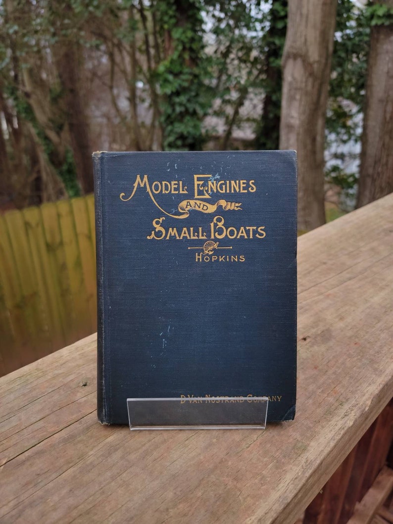 Vintage Model Engines & Small Boats Book Hopkins 1898 - Etsy