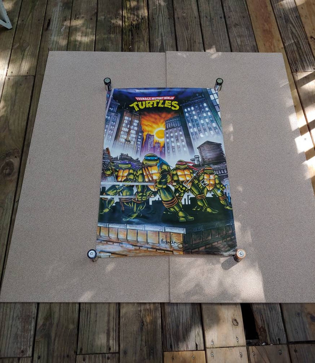 Vintage Michelangelo Signed Teenage Mutant Ninja Turtles TMNT Mirage ...