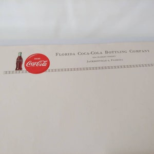 Vintage Coca Cola Letter Heads Coca Cola Letter Head - Etsy