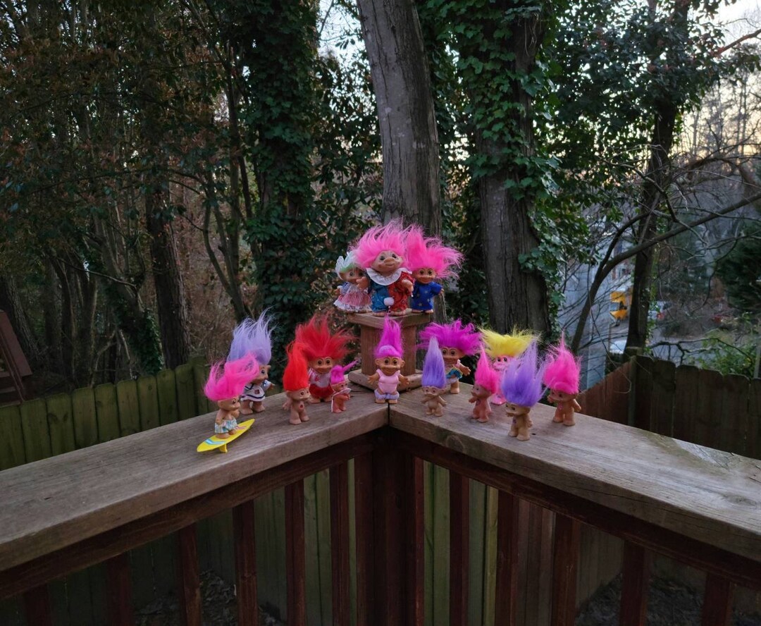 Vintage Ace Novelty Co. Treasure Troll Doll Lot of 15 - Etsy