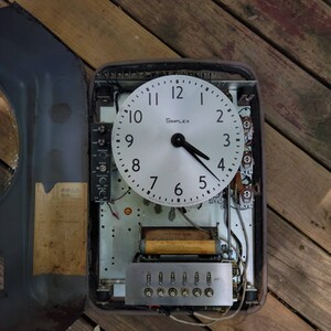 Vintage Simplex Master Clock Time Recorder Type 91-5 - Etsy