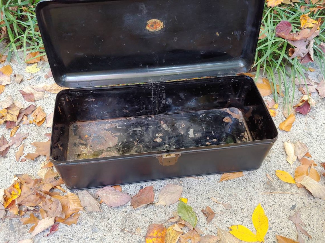Vintage Hayes Running Board Metal Tool Box Rolls Royce Model T | Etsy