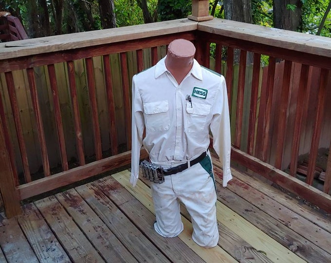 Vintage Hess Gas Station Attendant Uniform - Etsy
