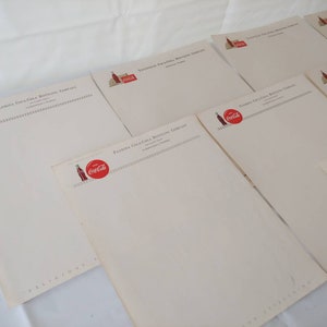 Vintage Coca Cola Letter Heads Coca Cola Letter Head - Etsy