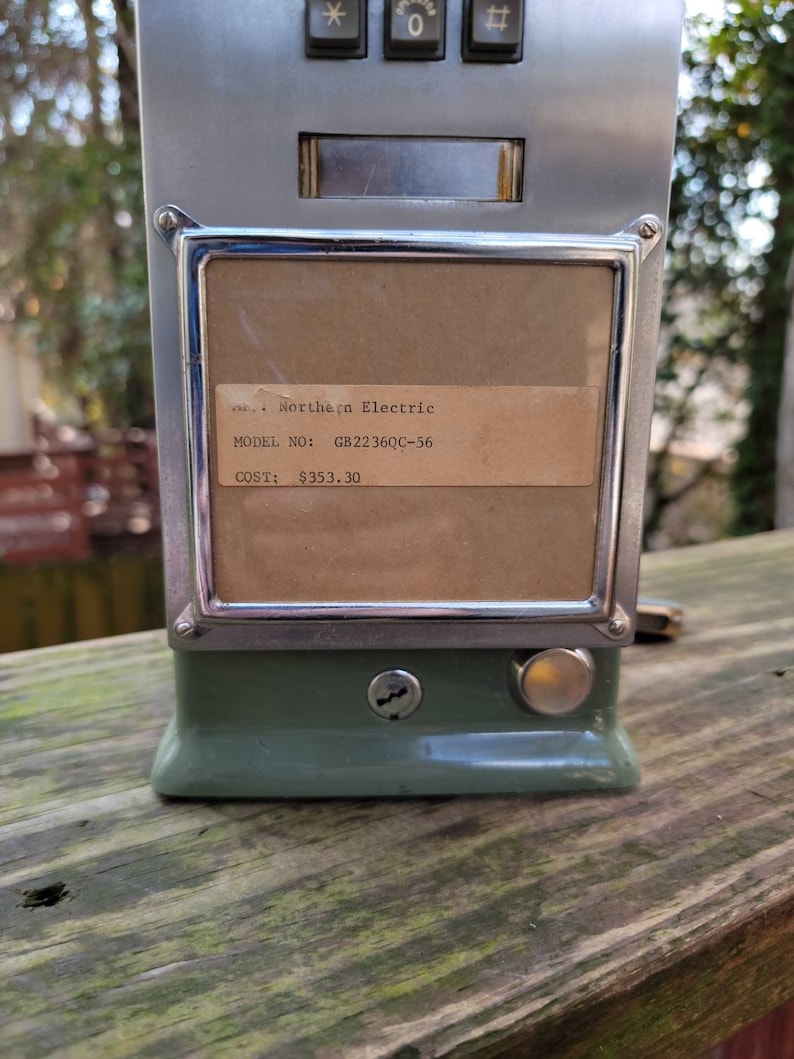 Vintage Northern Electric 3 Slot Push Button Coin Operated Pay - Etsy