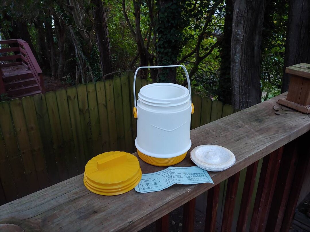 Vintage Poloron Alpine Big Top Insulated 1/2 Gallon Retro Water Cooler ...