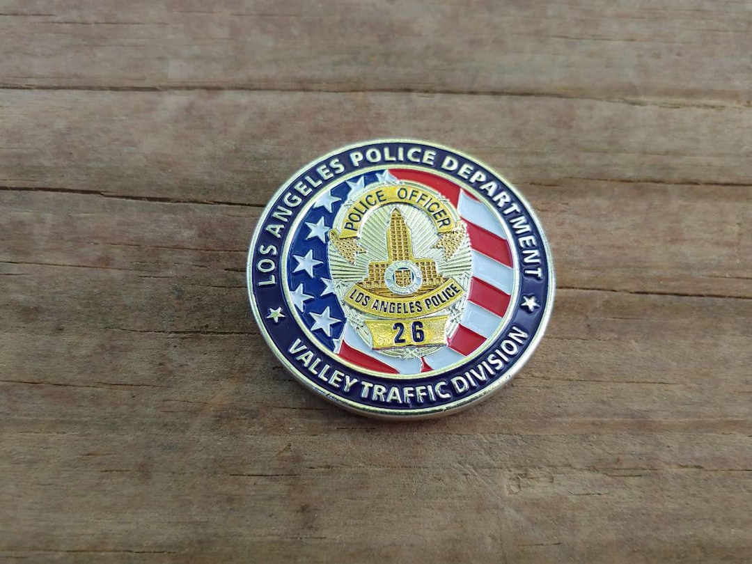 Vintage Los Angeles Police Department Valley Traffic Division Challenge ...