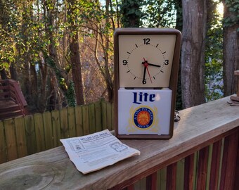 Vintage Beer Clock | Etsy
