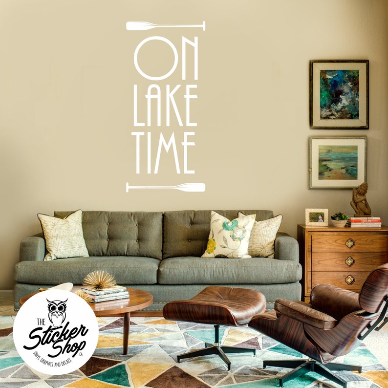 Lake House Decal on Lake Time - Etsy