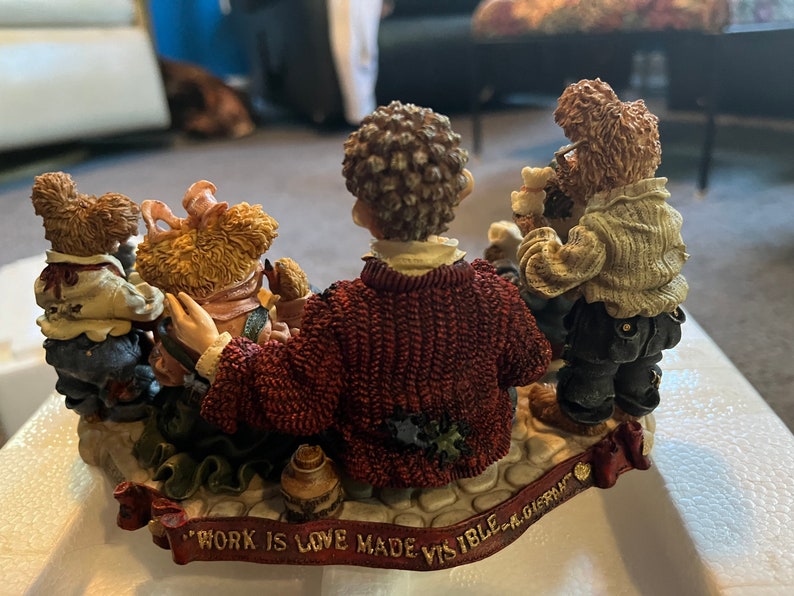 Fifth 5th Anniversary Figurine Boyds Bears Bearstones Limited Edition ...