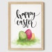 Easter Decor Printable Wall Art, Happy Easter Sign, Easter Print ...