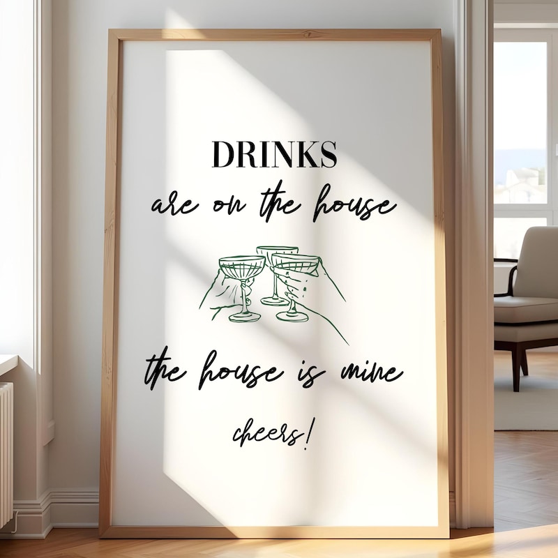 Open Bar Quote Sign - Etsy