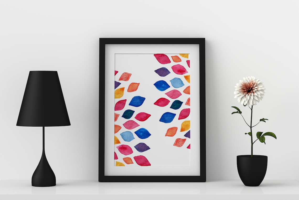 Colorful Wall Art Print Colorful Poster Digital Download - Etsy