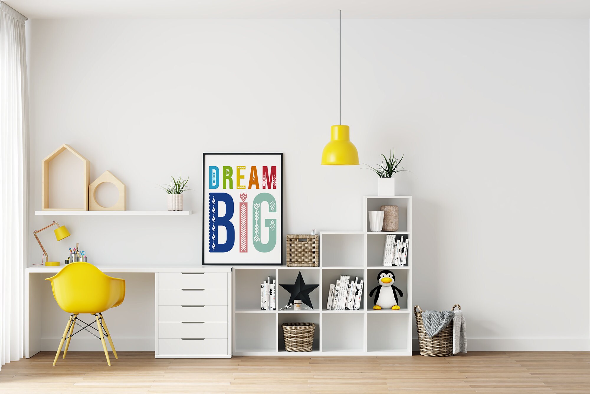 Dream Big Nursery Print, Kids Room Wall Art (digital Download) - Etsy