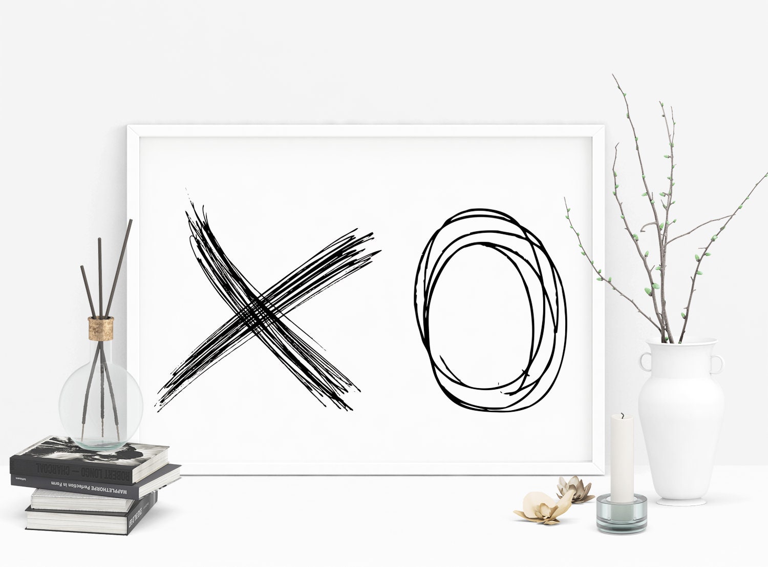XO Printable Wall Art, Love Art Xo Print, Xo Sign, Minimalist Art ...