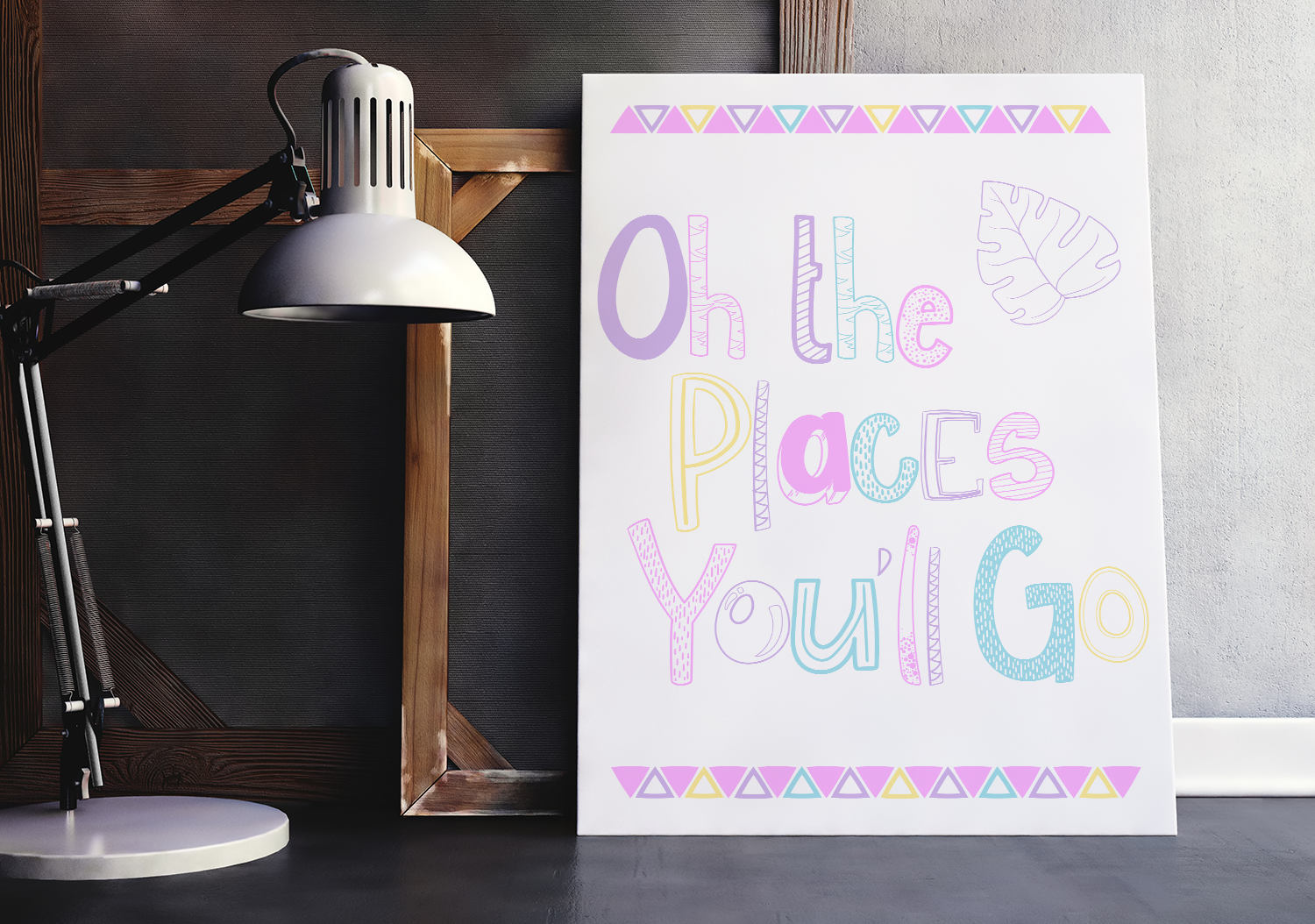 Oh the Places You'll Go Nursery Print Kids Wall Art Dr. - Etsy