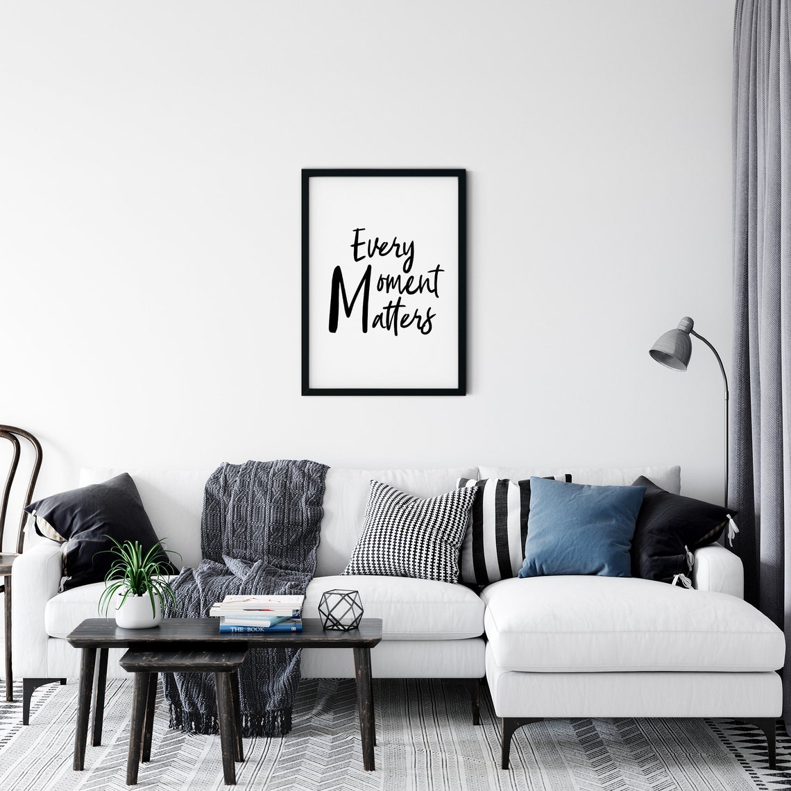 Every Moment Matters Wall Art Print, Inspirational Quote Print ...