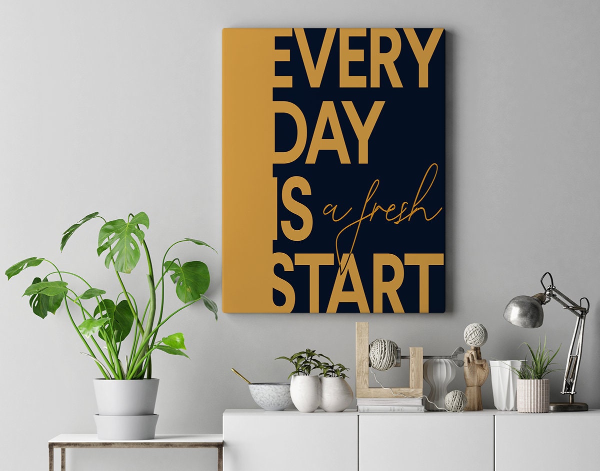 Inspirational Word Printable Art Downloadable Typograhy - Etsy