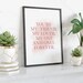 Love Quote Wall Art Valentines Day Downloadable Prints Pink - Etsy