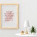 Love Quote Wall Art Valentines Day Downloadable Prints Pink - Etsy