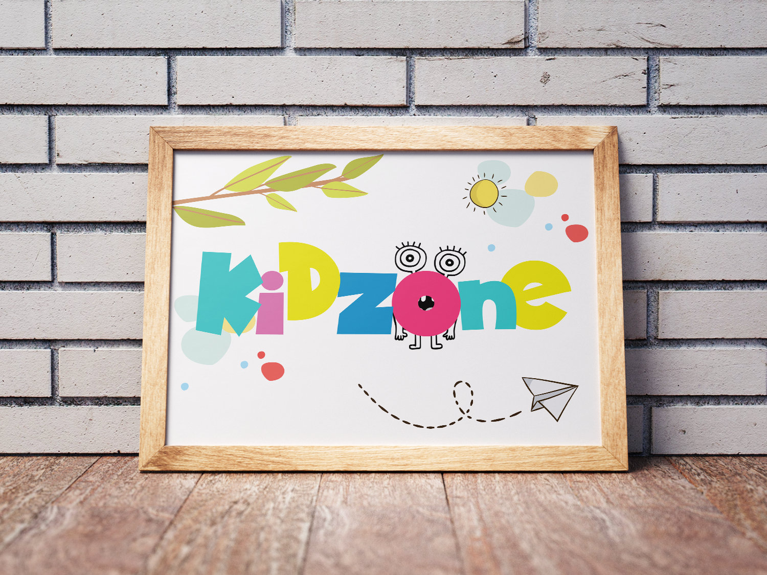 Playroom Decor Kids Zone Sign Printable Art Kids Room Decor - Etsy