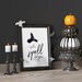 I Put A Spell on You Sign Halloween Wall Art Halloween Decor - Etsy