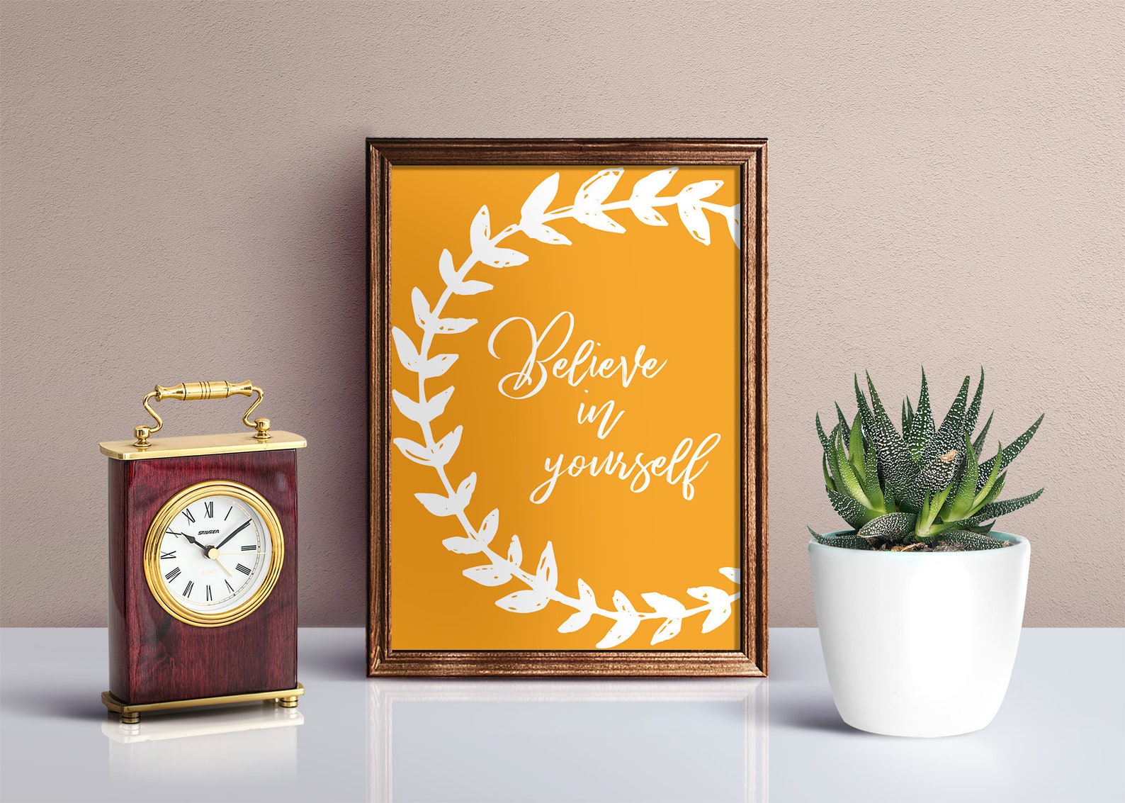 Believe in Yourself Wall Art Printable Typography Poster Kids | Etsy