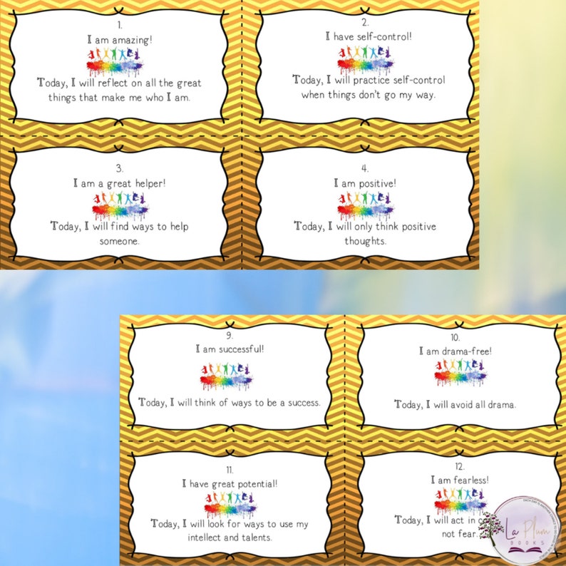 Confidence Cards: Daily Encouragement for Students - Etsy