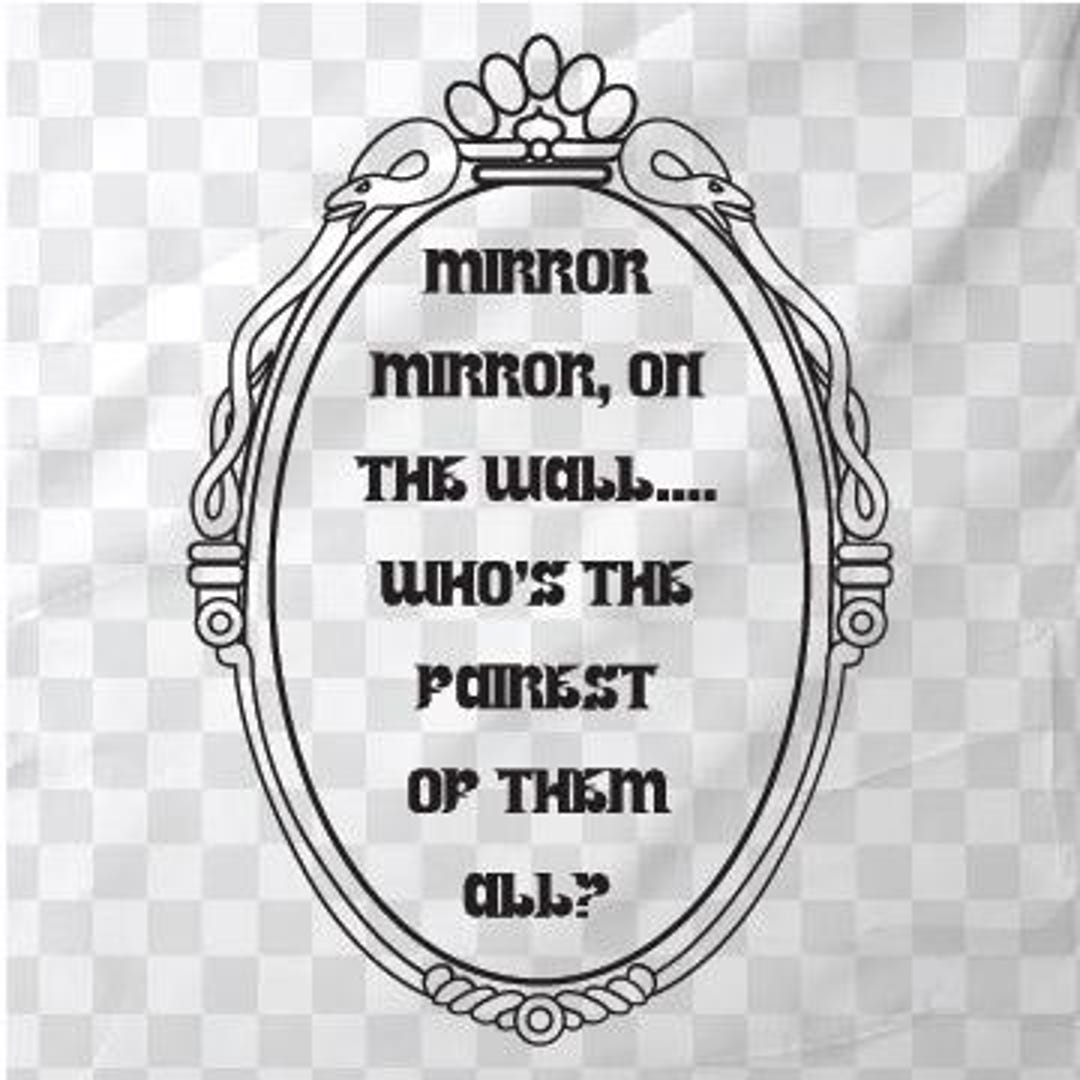 Fairy Tale Mirror SVG – “mirror, Mirror on the Wall” Cut File | Magic ...