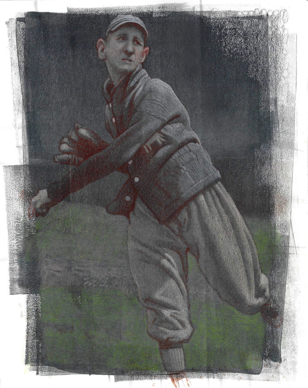 Herb Pennock Portrait - Etsy