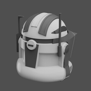 Commander Cody / Cpt Vaughn Helmet TCW 3D Print Files STL - Etsy Australia