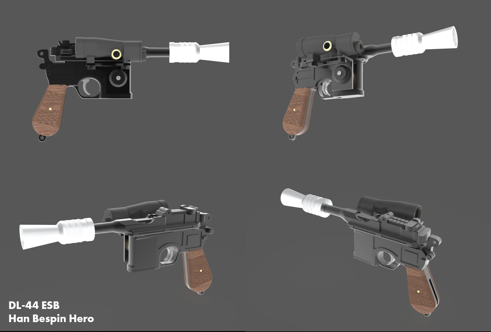 DL44 Blasters ESB 3D Print Files STL - Etsy