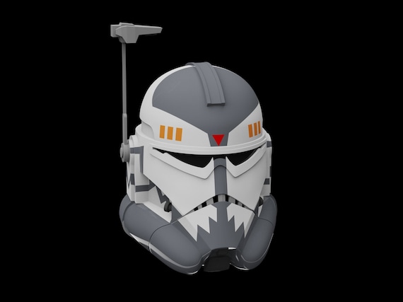 Commander Wolffe Helmet TCW 3D Print Files STL - Etsy
