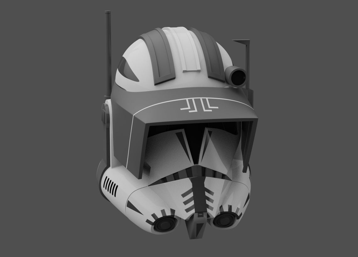 Commander Cody / Cpt Vaughn Helmet TCW 3D Print Files STL - Etsy