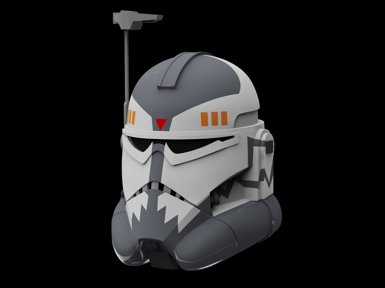 Commander Wolffe Helmet TCW 3D Print Files STL - Etsy UK