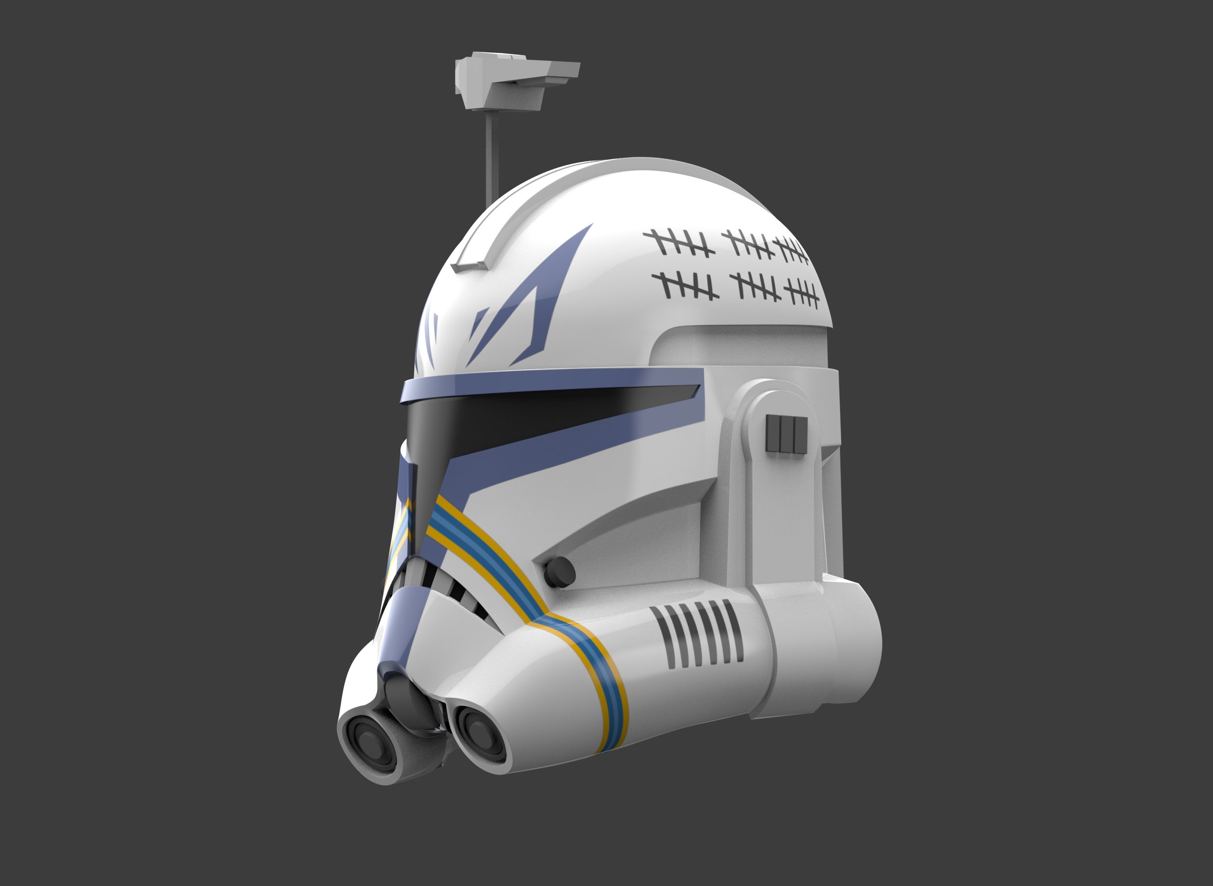 Captain Rex Helmet TCW 3D Print Files STL | Etsy