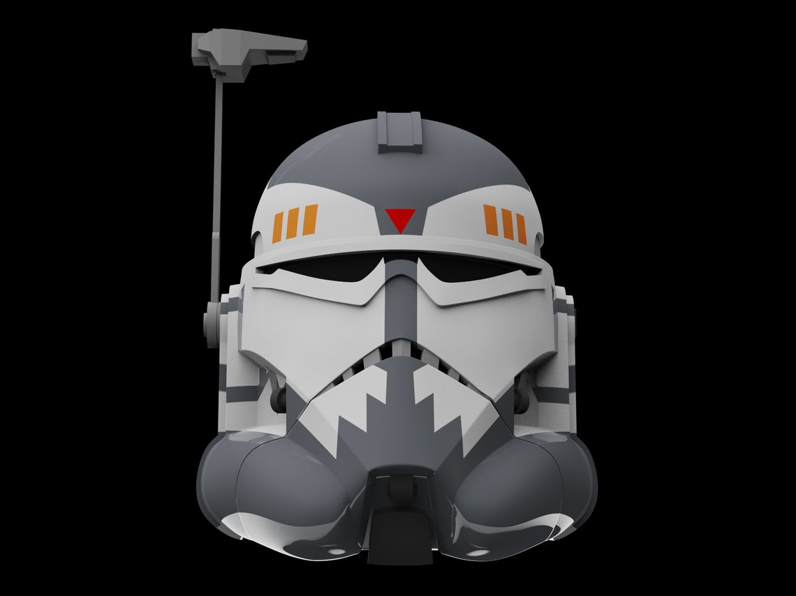 Commander Wolffe Helmet TCW 3D Print Files STL | Etsy