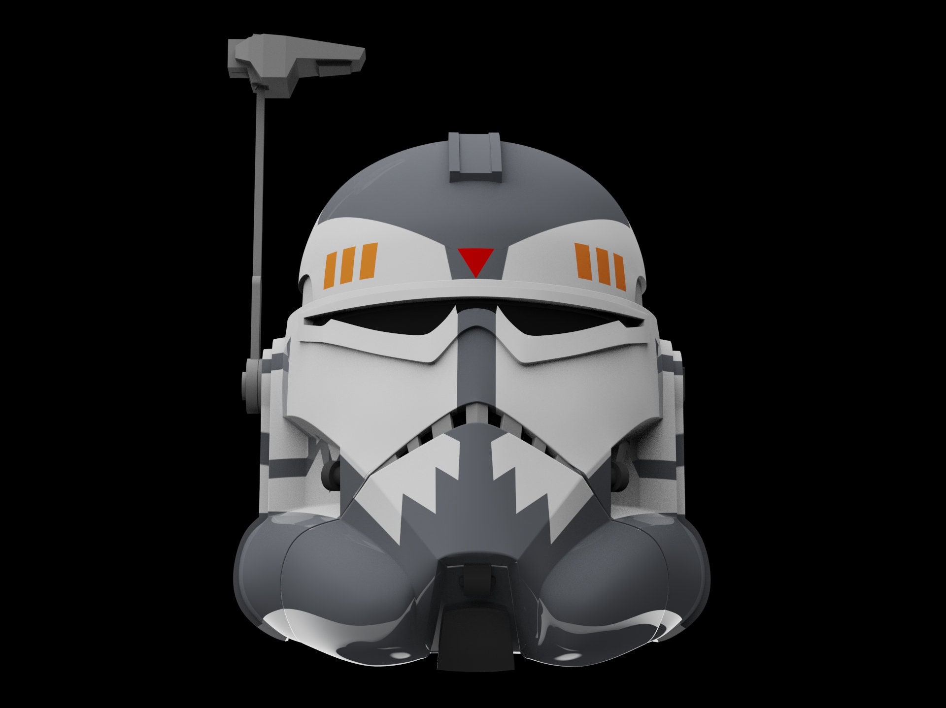 Commander Wolffe Helmet TCW 3D Print Files STL - Etsy UK