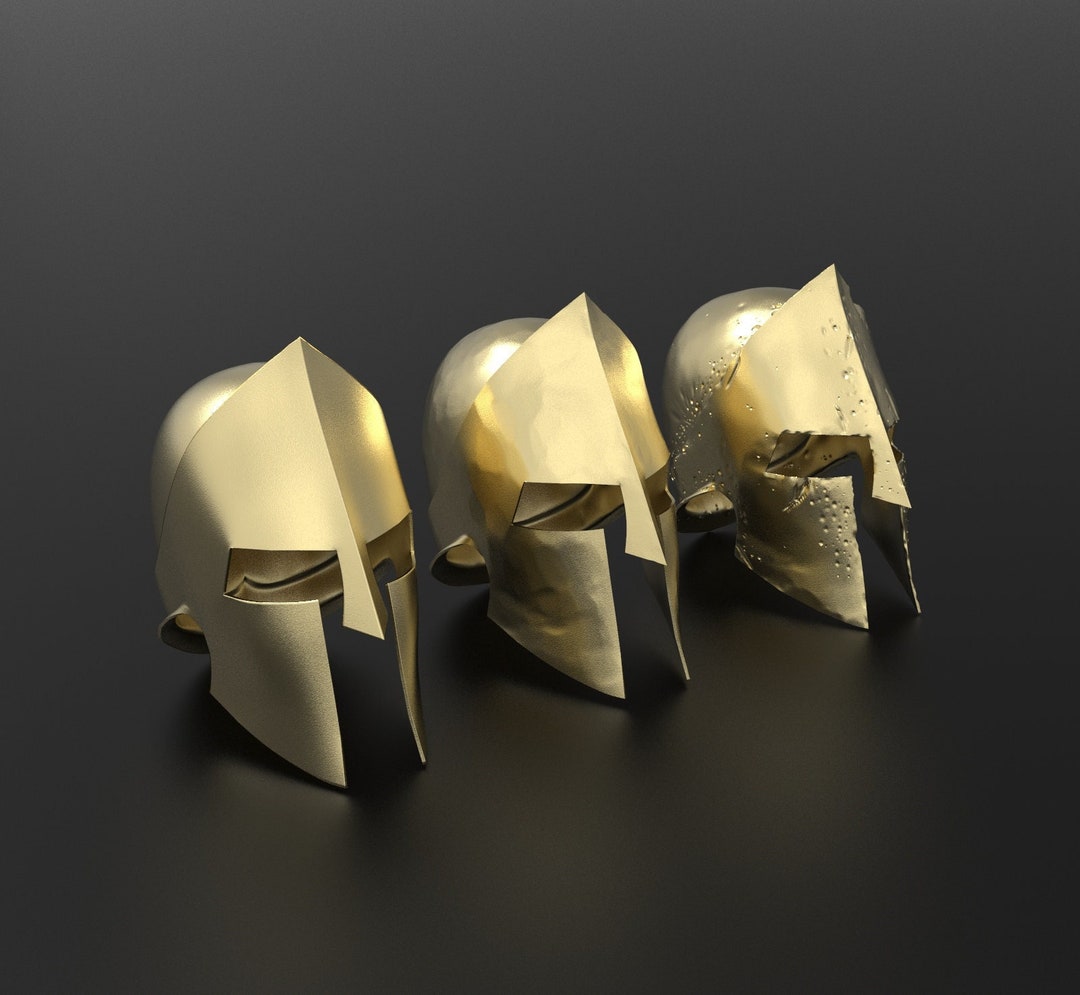 300 Spartan Helmets - 3D Print Files STL - Etsy