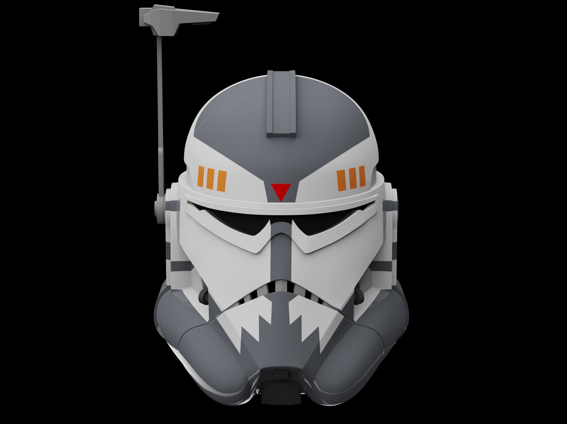 Commander Wolffe Helmet TCW 3D Print Files STL - Etsy UK