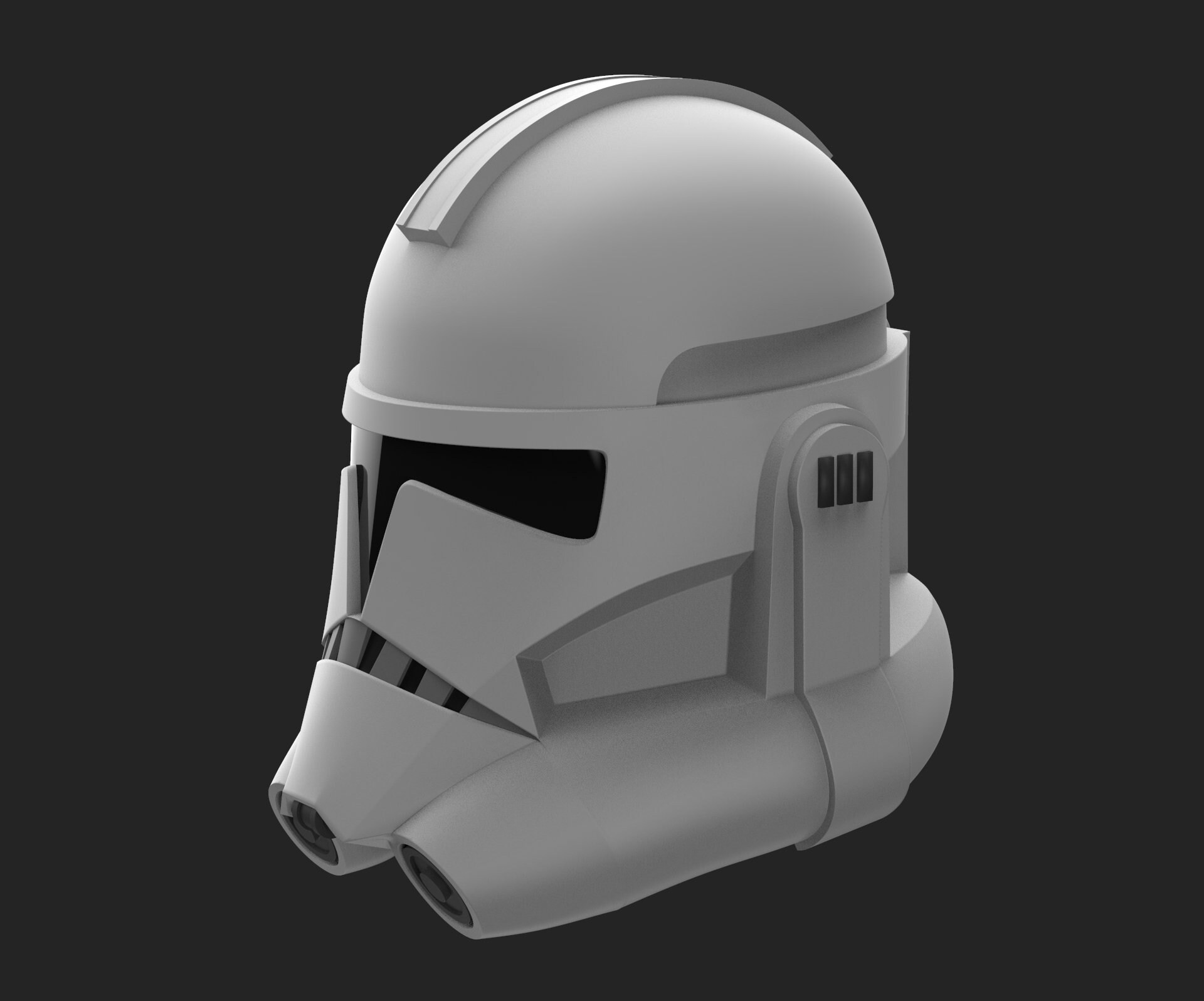 Clone Trooper Helmet TCW Phase 2 3D Print Files STL Etsy