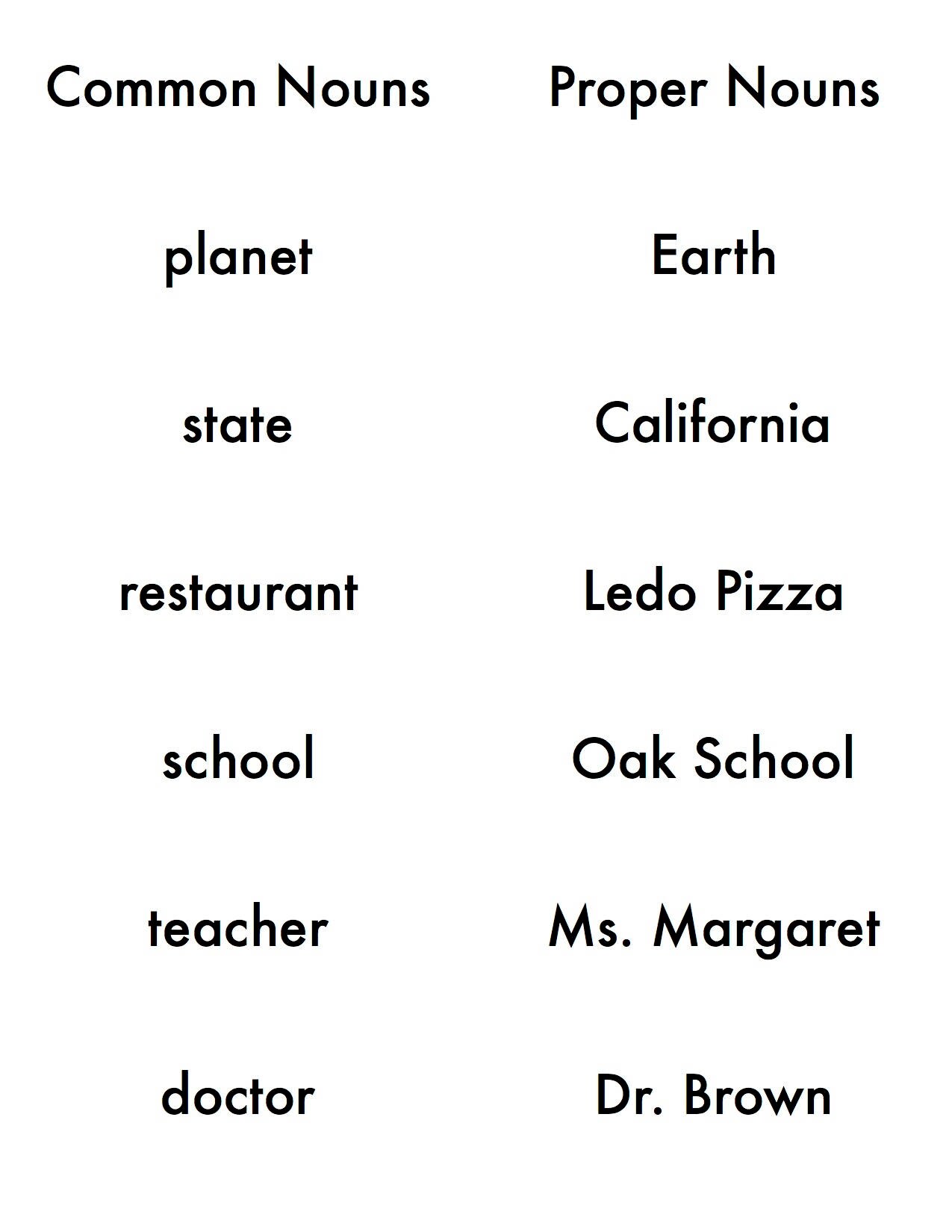 Digital Common and Proper Nouns Magnolia Montessori Material - Etsy