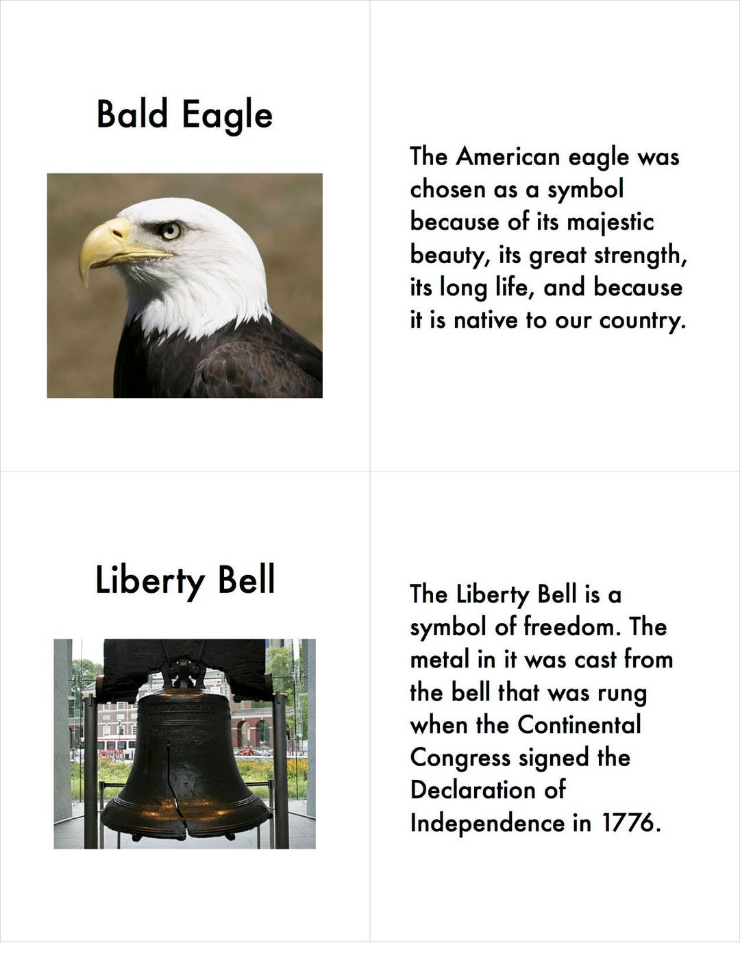 U.S. Symbols Landmarks and Holidays Magnolia Montessori - Etsy