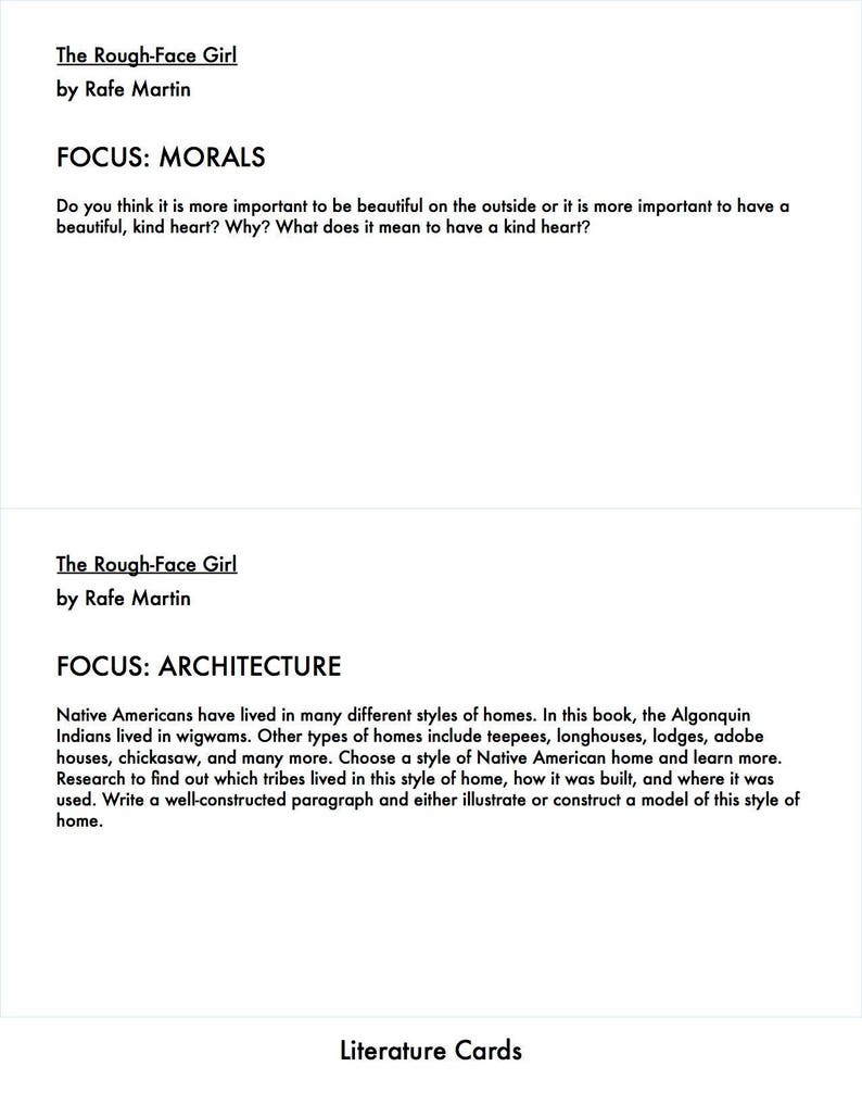 DIGITAL Multi-cultural Cinderella Literature Cards Magnolia Montessori ...