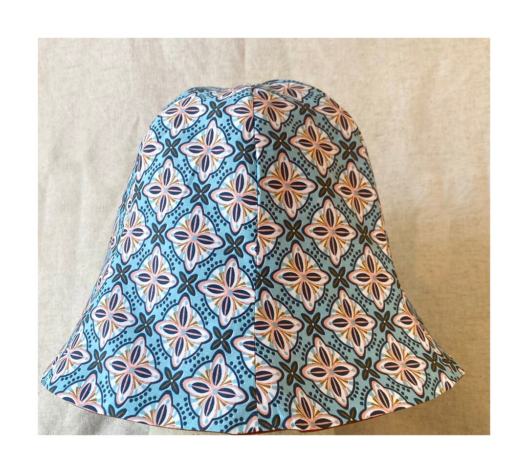 Tulip Hat/reversible LINEN Hat/cotton Bucket Hat/summer Sun Garden Hat ...
